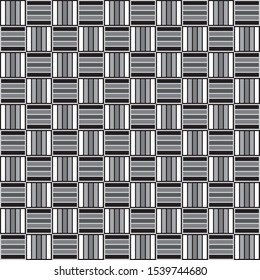 Imagegray Scale Tile Geometric Seamless Pattern Stock Vector (Royalty ...