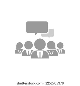 Team Talk Icon Stock Vector (Royalty Free) 224509090