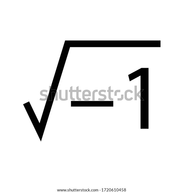 Imaginary Number On White Background Stock Vector (royalty Free