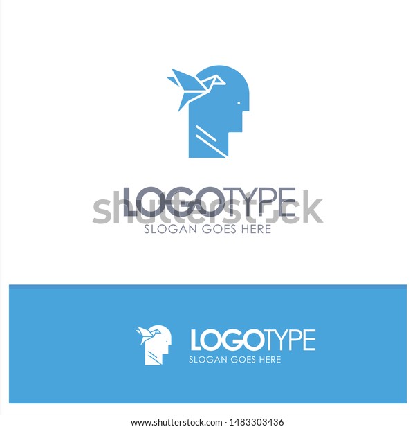 Imagination Form Imagination Head Brian Blue Stock Vector (Royalty Free ...