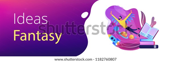Imagination Ideas Fantasy Header Banner Stock Vector (Royalty Free ...