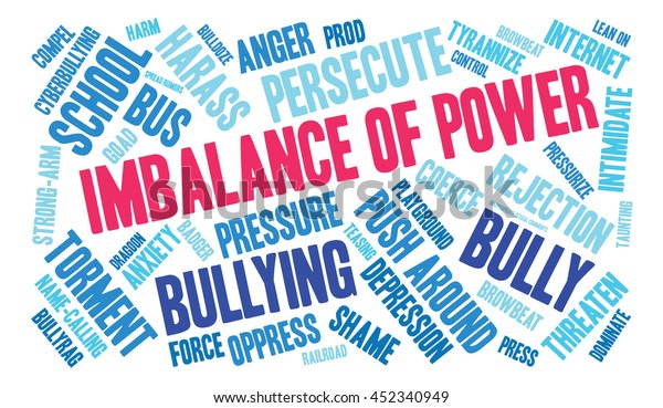 Imbalance Power Word Cloud On White Stock Vector (Royalty Free) 452340949