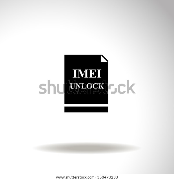 Imei Unlock Vector Icon Stock Vector (Royalty Free) 358473230