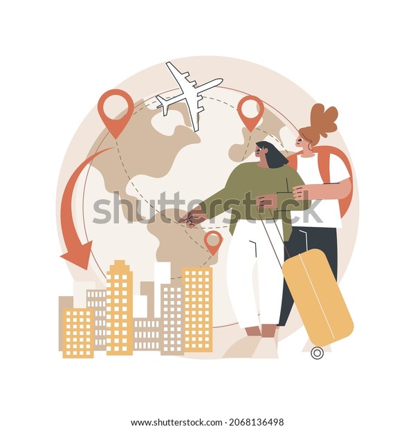 Immigration Abstract Concept Vector Illustration International Stock ...
