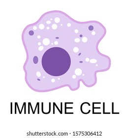 Vektor Stok Immune Cell Illustration Vector Format Isolated (Tanpa ...