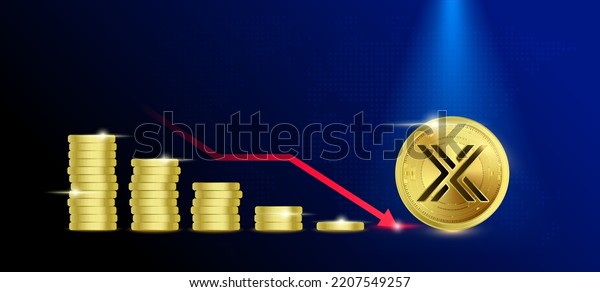 Immutable X Imx On Blue Background Stock Vector (Royalty Free ...