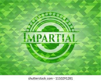 Impartial Realistic Green Mosaic Emblem Stock Vector (Royalty Free ...