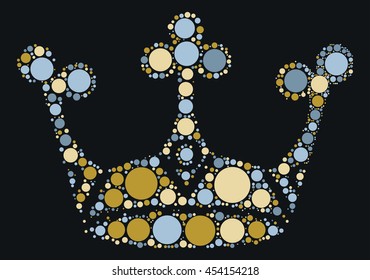 Imperial Crown Shape Vector Design By Stock Vector (Royalty Free ...