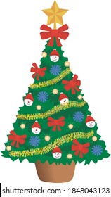 Important Christmas Items Christmas Tree Stock Vector (Royalty Free ...