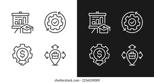 Improvement Business Process Pixel Perfect Linear Stock Vector (Royalty ... Improvement Business Process Pixel Perfect Linear Stock Vector (Royalty ...