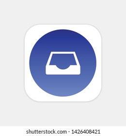 Inbox Vector App Icon Stock Vector (Royalty Free) 1426408421 | Shutterstock
