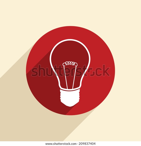 Incandescent Lamp Light Bulb Stock Vector (Royalty Free) 209837404 ...