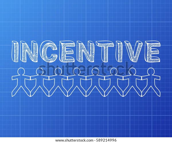 Incentive Text Hand Drawn Paper People Stock Vector (Royalty Free ...