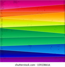 Inclined Lines Abstract Rainbow Background Vector Stock Vector (Royalty ...