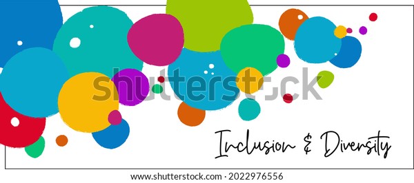 Inclusion Diversity Infographic Vector Set Bubbles Stock Vector ...
