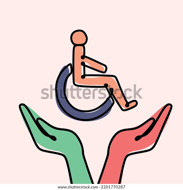 Inclusion Equality Diversity Logo Diverse Hands Stock Vector (Royalty ...