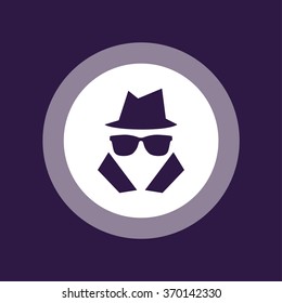 Incognito Icon Vector Illustration Stock Vector (Royalty Free ...