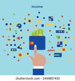 Income Abstract Concept Vector Illustration Stock Vector (Royalty Free ...