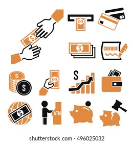 Income Icon Set Stock Vector (Royalty Free) 470272373 | Shutterstock
