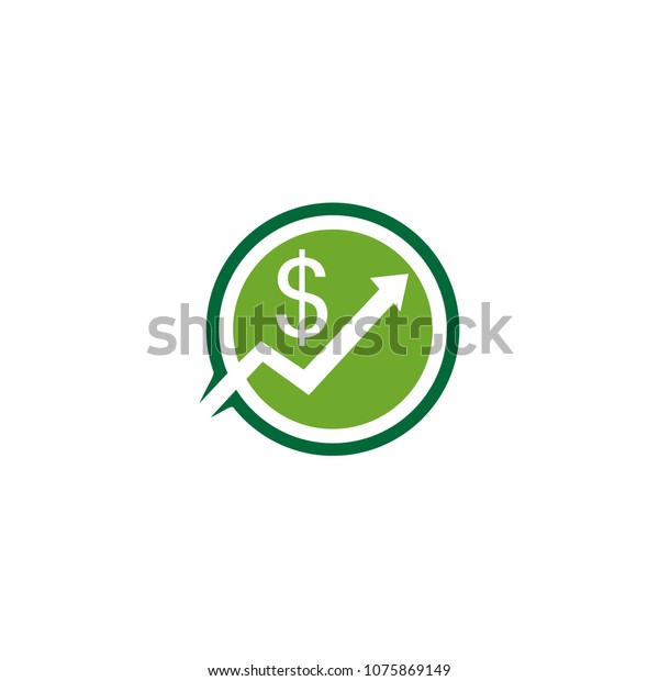 Income Increase Logo Template Stock Vector (Royalty Free) 1075869149 ...