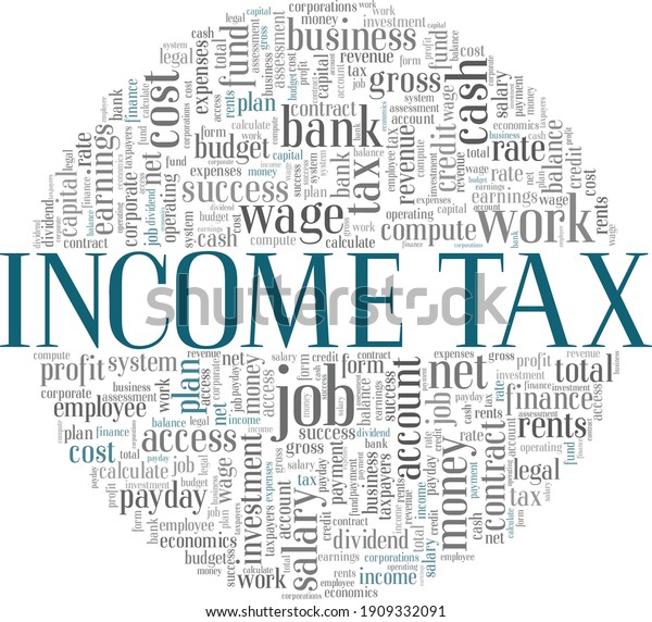 Income Tax Vector Illustration Word Cloud Stock Vector (Royalty Free ... Income Tax Vector Illustration Word Cloud Stock Vector (Royalty Free ...