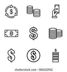 Income Icons Set 16 Editable Outline Stock Vector (Royalty Free) 1013073007