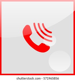 Incoming Call Icon Stock Vector (Royalty Free) 571965856