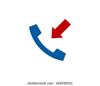 Incoming Call Logo Icon Design Stock Vector (Royalty Free) 1147425122