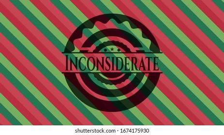 Inconsiderate Christmas Emblem Background Vector Illustration Stock ...