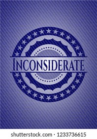 Inconsiderate Emblem Jean High Quality Background Stock Vector (Royalty ...