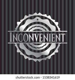 Inconvenient Silver Shiny Emblem Vector Illustration Stock Vector ...