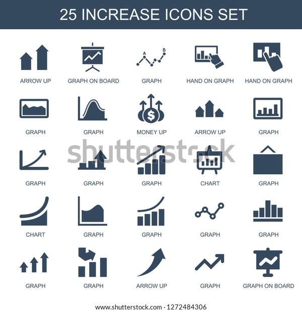 Increase Icons Trendy 25 Increase Icons Stock Vector (Royalty Free ...