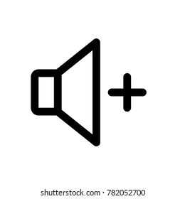 Increase Volume Symbol Stock Vector (Royalty Free) 782052700 | Shutterstock