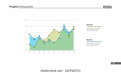 Increasing Graph Slide Template Business Data Stock Vector (Royalty ...