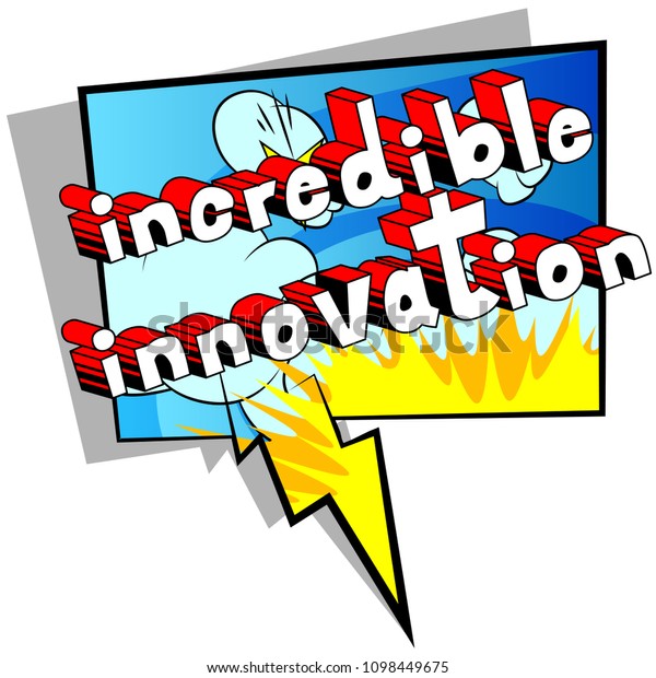 Incredible Innovation Comic Book Words On Stock Vector (Royalty Free ...