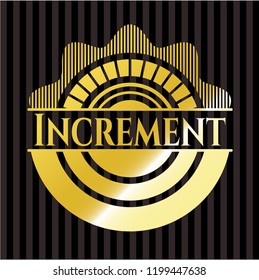 Increment Golden Badge Stock Vector (Royalty Free) 1199447638 ...