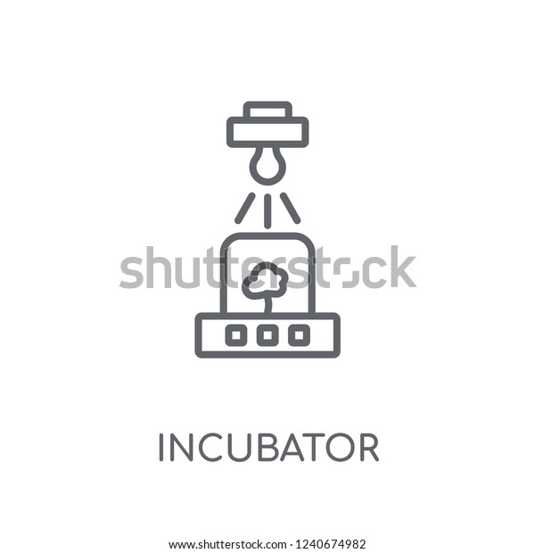 Incubator Linear Icon Modern Outline Incubator Stock Vector (Royalty ...
