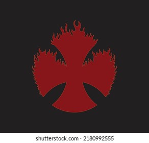 Independent Logo Vector Fire Texture Stock Vector (Royalty Free ...