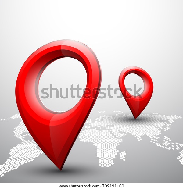 Index Arrow Location On Map Pointer Stock Vector (Royalty Free ...
