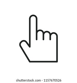 Hand Icon Finger Icon Vector On: เวกเตอร์สต็อก (ปลอดค่าลิขสิทธิ์) 1286709484 | Shutterstock