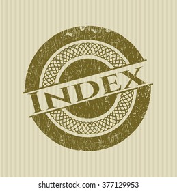 Index Rubber Stamp Stock Vector (Royalty Free) 377129953 | Shutterstock