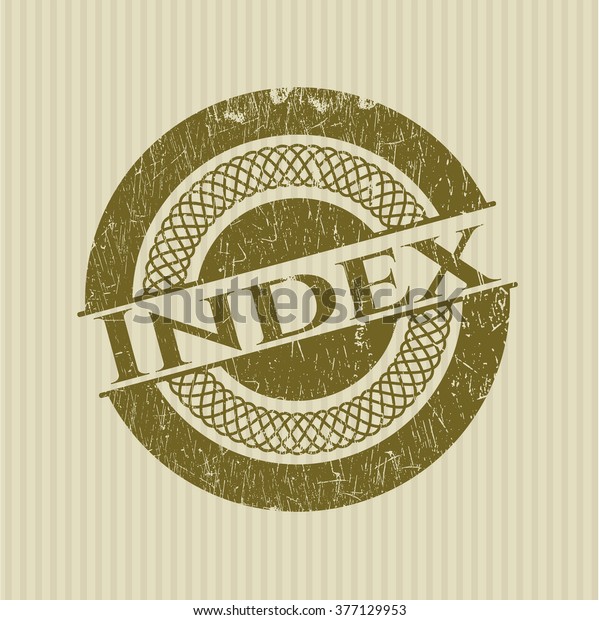Index Rubber Stamp Stock Vector (Royalty Free) 377129953 | Shutterstock