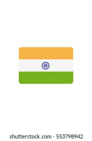 India Flag Icon Vector Stock Vector (Royalty Free) 553798942 | Shutterstock