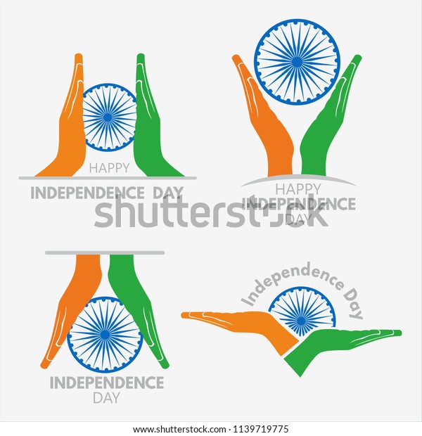 India Independence day, Hands holding indian ashok chakra with ...