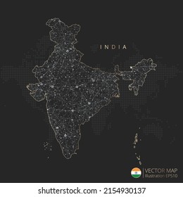 1,926 Indian map light Images, Stock Photos & Vectors | Shutterstock