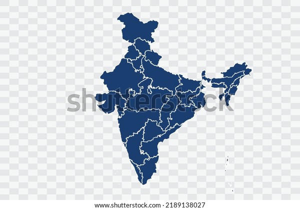 India Map Dark Blue Color On: เวกเตอร์สต็อก (ปลอดค่าลิขสิทธิ์ ...
