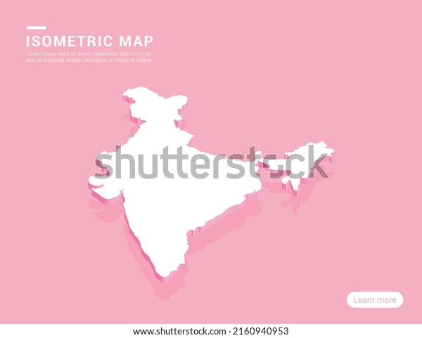 India Map White On Pink Background: เวกเตอร์สต็อก (ปลอดค่าลิขสิทธิ์ ...