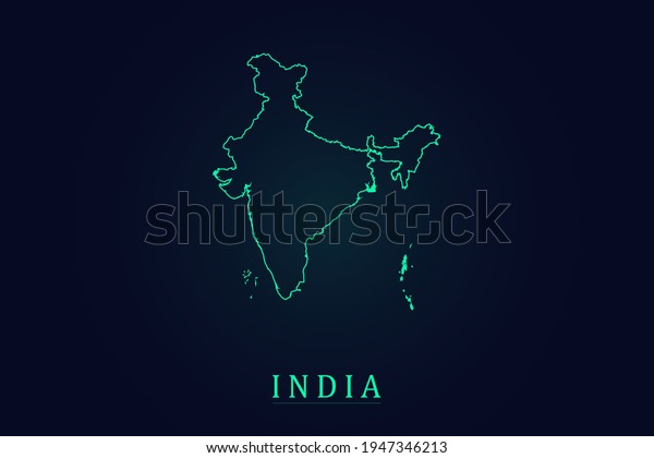 India Map World Map International Vector Stock Vector (Royalty Free ...