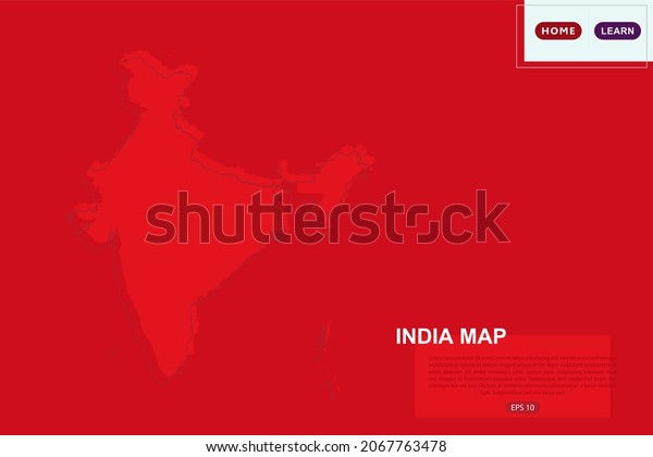 India Map World Map International Vector Stock Vector (Royalty Free ...