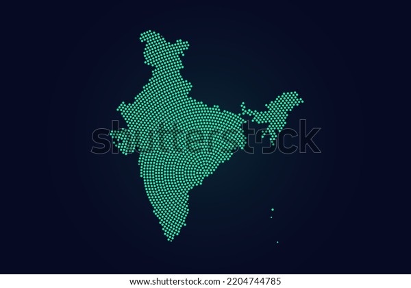 India Map World Map Vector Template Stock Vector (Royalty Free ...